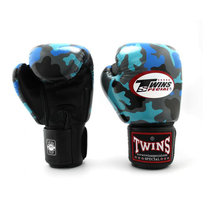 GĂNG TAY BOXING TWINS CAMO – XANH THÀNH LỢI SPORT